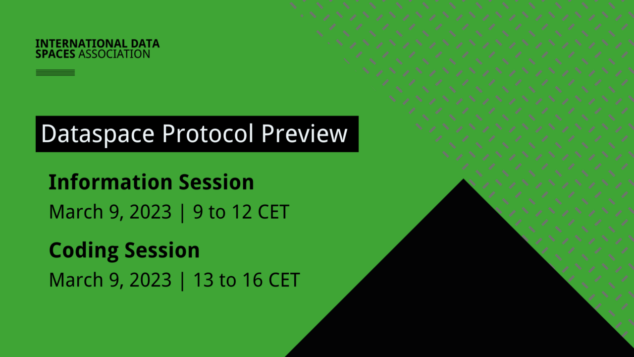 Dataspace Protocol Preview - International Data Spaces