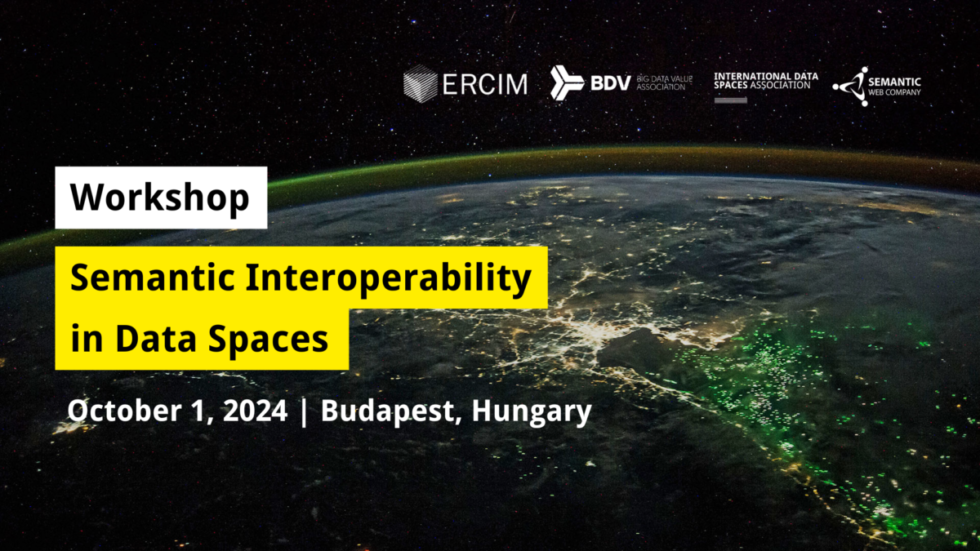 3rd Workshop On Semantic Interoperability In Data Spaces
